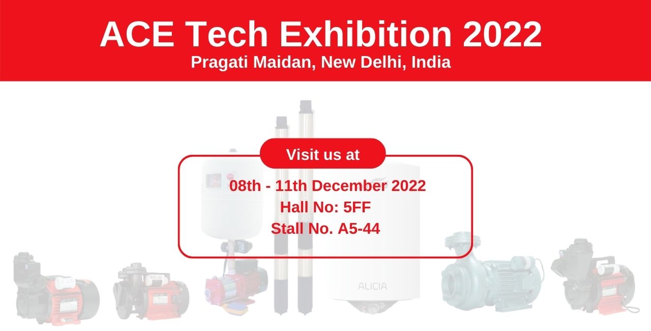ACE Tech Exhibition in New Delhi, 08th - 11th December 2022 - Monoblock ...